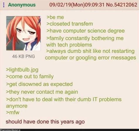 Anon Does It ProgrammerHumor Io Anon Does It ProgrammerHumor Io
