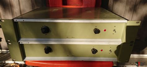 Pair Broadcast Mono Power Amp Amplifier Units Photo 4103072 Uk Audio