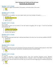 Quiz Marriage And Family And Sexual Issues Pdf Quiz Marriage And Family And Sexual Issues