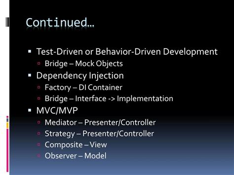 Ppt Object Oriented Design Patterns Powerpoint Presentation Free