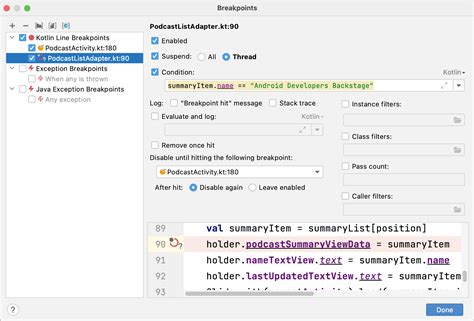 Android Debugging By Tutorials Chapter Navigating Your Code With Breakpoints Kodeco