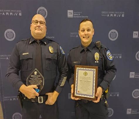 Kpd E News Release Two Kingsport Officers Recognized For Traffic