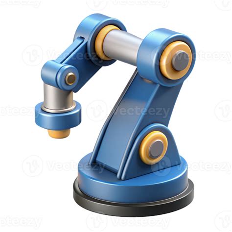 Distinguished Bohemian Technical Blueprint Of A Robot Arm Single Weight Stroke Crisp Edges