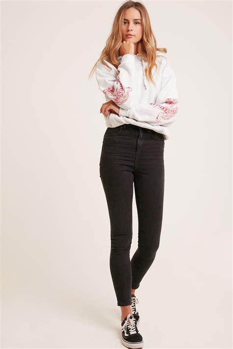 Super High Waisted Skinny Jeans