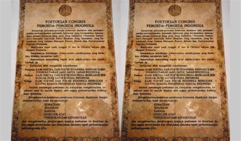 Mengenal Sejarah Dan Makna Teks Sumpah Pemuda 28