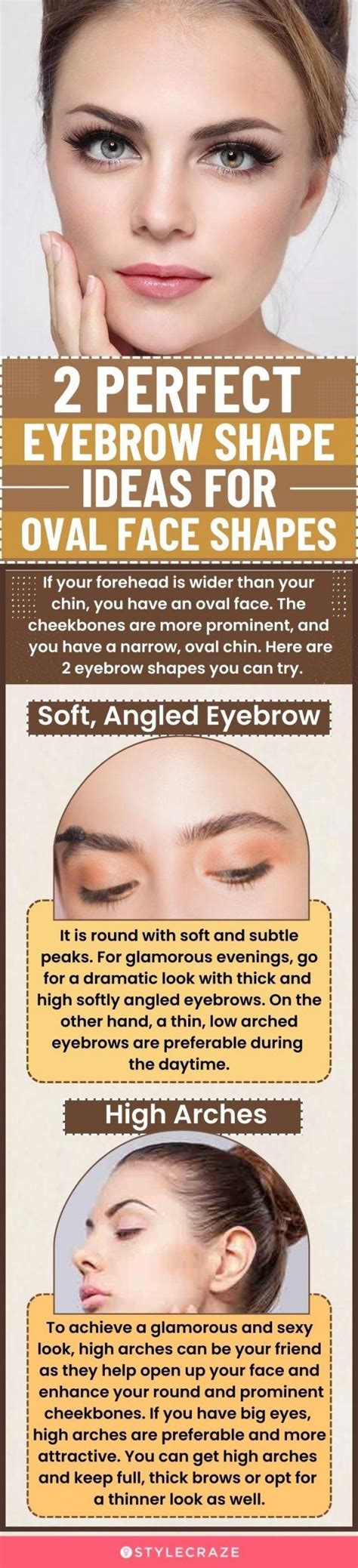Best Eyebrow Shapes For Face Shapes