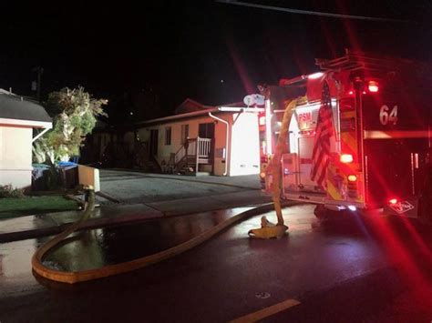Late Night House Fire Displaces 6 People In Pismo Beach