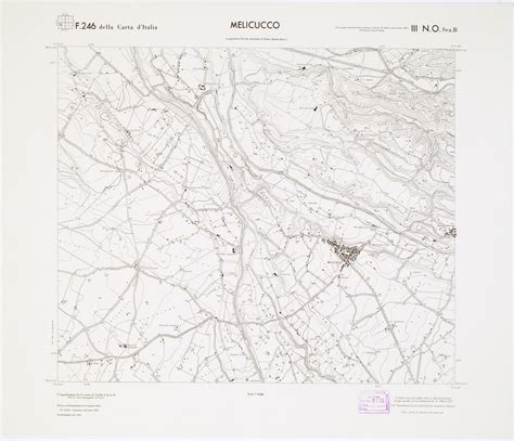 N 7180 CARTA TOPOGRAFICA DELLA CALABRIA Foglio 246 III N O SEZ B