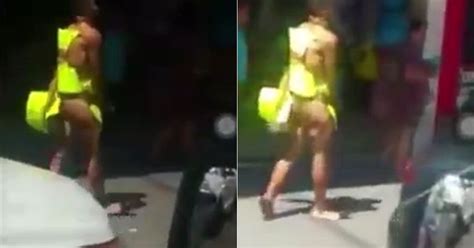 Desnudado Por Ladrón El Humillante Castigo A Un Delincuente En México