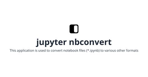 Jupyter Nbconvert Fig