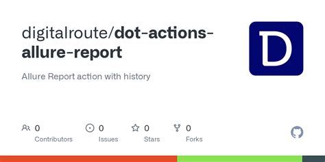 Github Digitalroutedot Actions Allure Report Allure Report Action With History