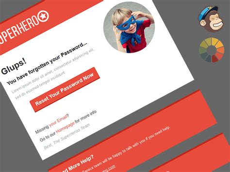 Free Lost Password Template Mailchimp And Html Template For Startups