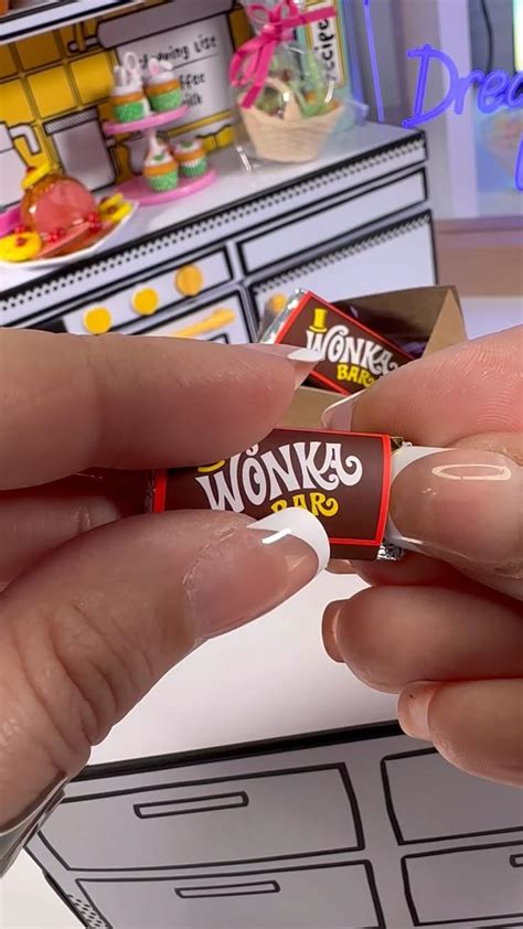 Mini Wonka Bar With Golden Ticket Wonka Asmr Miniverse Mini
