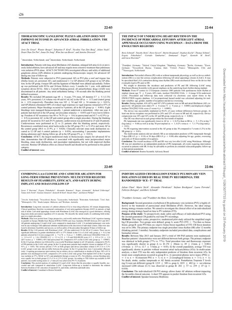 Pdf 22 06 Individualized Cryoballoon Energy Pulmonary Vein Isolation Guided By Real Time Pv