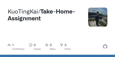 github kuotingkai take home assignment