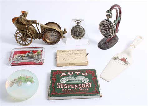 Bonhams Cars Assorted Decorative Automobilia Qty