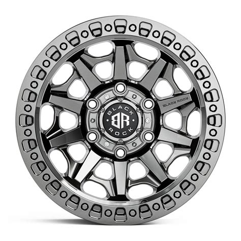 Black Rock Cage Black Chrome 18x9 6x139 7 Wheel And Tyre Package Cnc Wheels