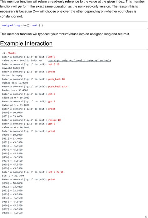 Solved Assignment You Will Be Creating The Vector Class Chegg