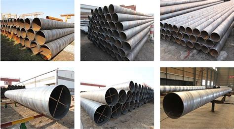 Natural Oil And Gas Ssaw Line Pipe Ssaw Astm A252 Standard Spiral Steel