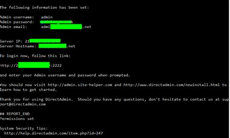 Change Admin Email DirectAdmin Forums