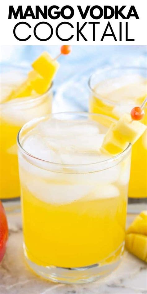 Mango Vodka Cocktail Artofit