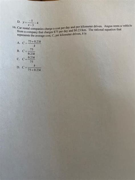Solved Numerical Response Match Each Graph Of A Rational Chegg