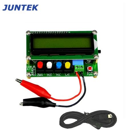 Juntek Lc100a Digitális L C Meter Induktivitá Kapacitás Teszter Tartomány 1pf 100mf 1uh 100h