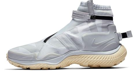 Nike Gyakusou X Gaiter Boots Pure Platinum In Blue For Men Lyst Uk