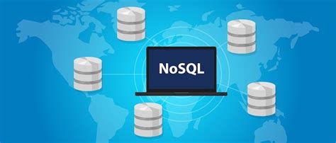 Premium Vector Nosql Non Relational Database Concept World Wide Distribution