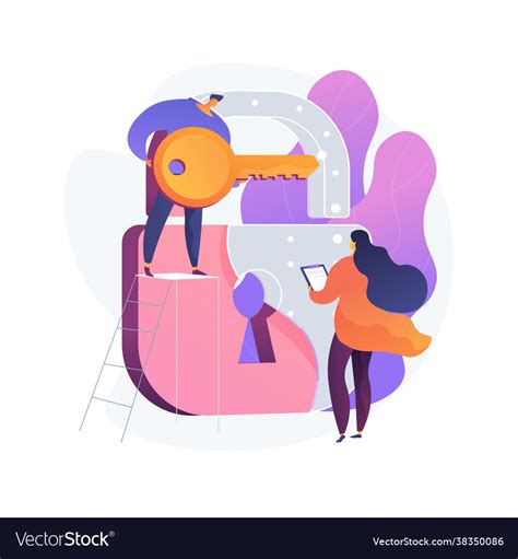 Privacy Engineering Abstract Concept Royalty Free Vector