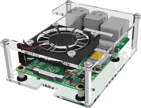 RPI CASE RP106 Case For Raspberry Pi 4 Plastic Transparent At Reichelt Elektronik