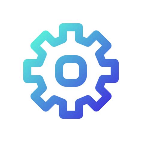 Settings Generic Gradient Outline Icon