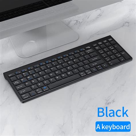 Jomaa Bluetooth 2 4g Dual Mode Keyboard And Mouse Set Rechargeable Silent Office For Laptop