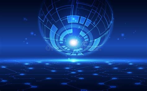 Abstract Digital Technology Concept Vector Background Stock Vector Illustration Of Arrow