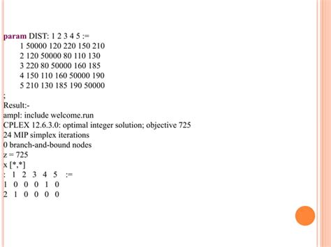 Operation Research Model For Solving TSP PPTX Programming Languages Computing