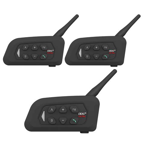 3 Pieces Set Football Soccer Referee Headsets V4c Plus Reffcom
