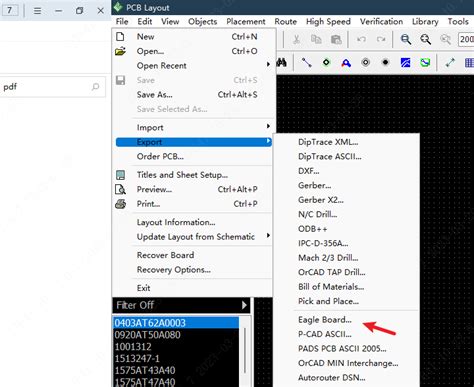 Import Sprint Layout EasyEDA Pro User Guide