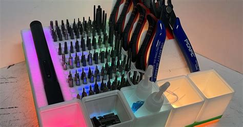 Parametric Gridfinity With Space For Leds By Mellow Download Free Stl