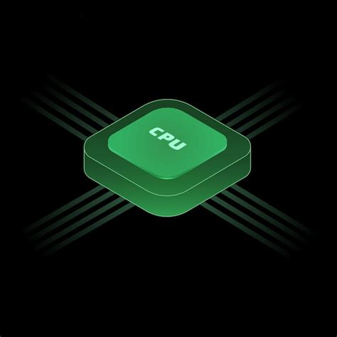 Premium Vector Microchip Icon Cpu Central Processing Unit Computer