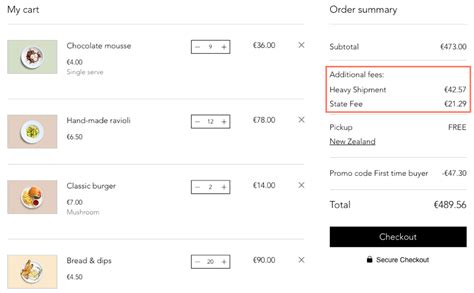 Wix Restaurants Adding A Service Fee To Online Orders Help Center