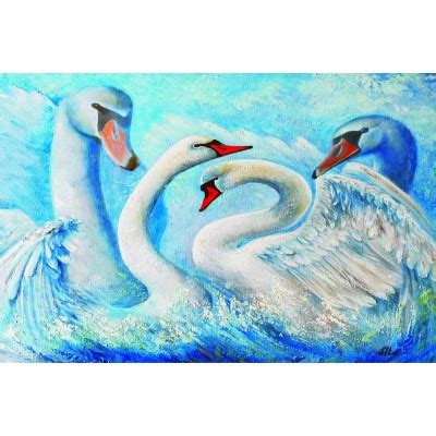 Puzzle Swans Gold Puzzle Pieces Jigsaw Puzzles Birds Jigsaw Puzzle