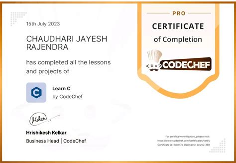 jayesh chaudhari on linkedin codechef certificate completed