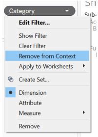 Context Filter In Tableau How To Create The Context Filter In Tableau