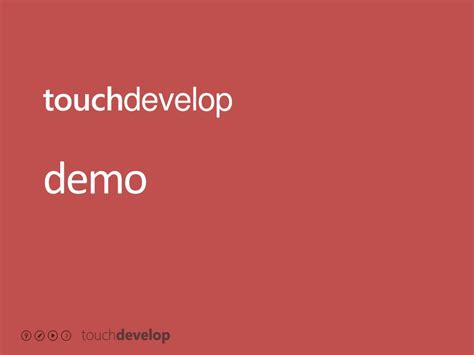 Ppt Touchdevelop Create Apps For All Your Devices App Powerpoint