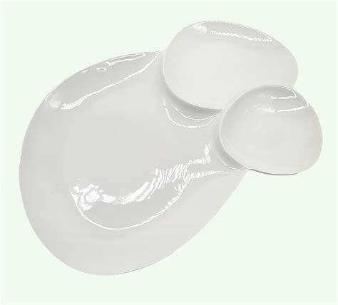 Triple Loops Plate White Myspinshop