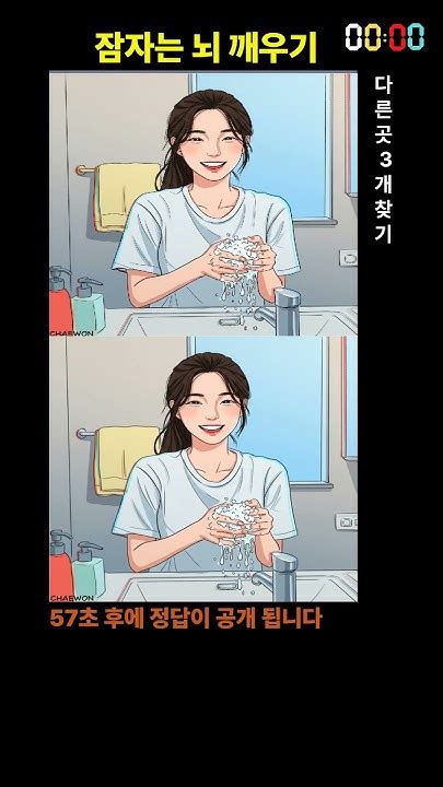 다른그림 찾기뇌를 깨워보세요 치매예방 관찰력 두뇌훈련 Findthedifference Youtube