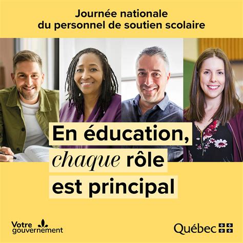 28 Septembre Journée Nationale Du Personnel De Soutien Scolaire
