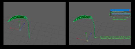 setting pivots at the base but in the right place autodesk community