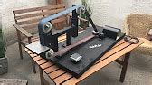 DonsDeals Blog Wood Working DIY Lathe Using A Saw Blade On A Grinder