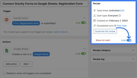 How To Connect Gravity Forms To Google Sheets